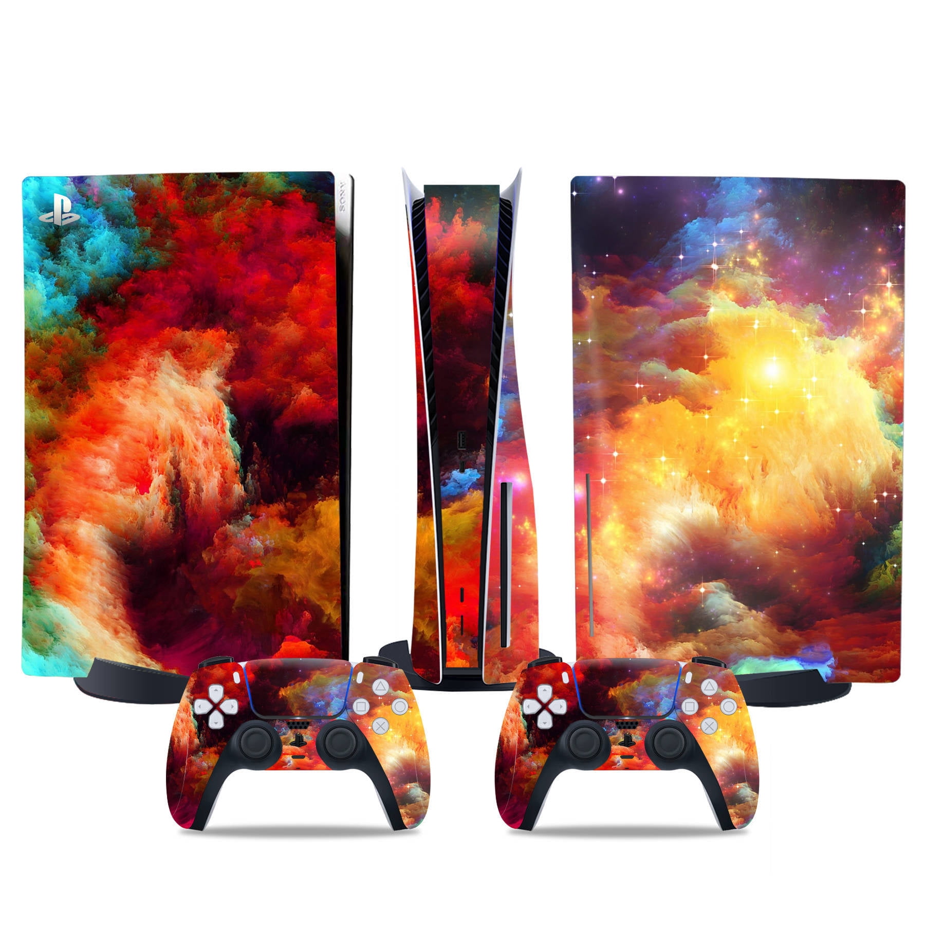 Colorful PS5 Full Body Cartoon Sticker Neutral Star Film Digital ...