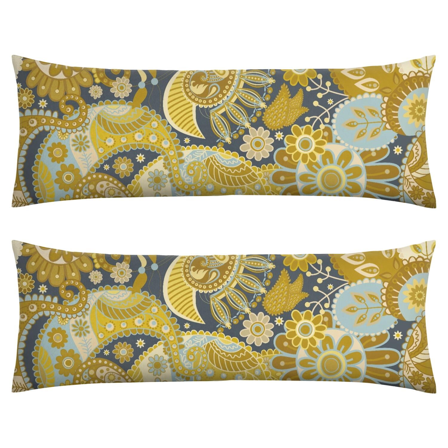 Colorful Paisley Throw Pillow Case - Vibrant Indian Tribal Pattern with ...