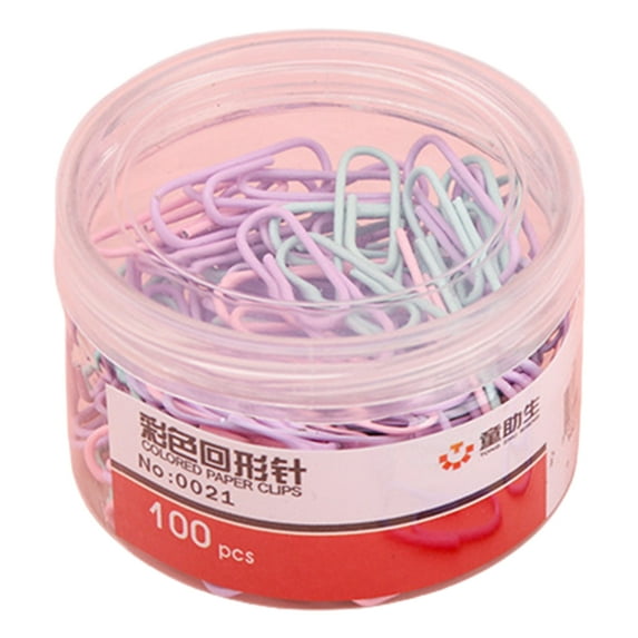 Colorful Paper Clips Bookmarks 28mm Letter Clips Metal Clips Paper ...
