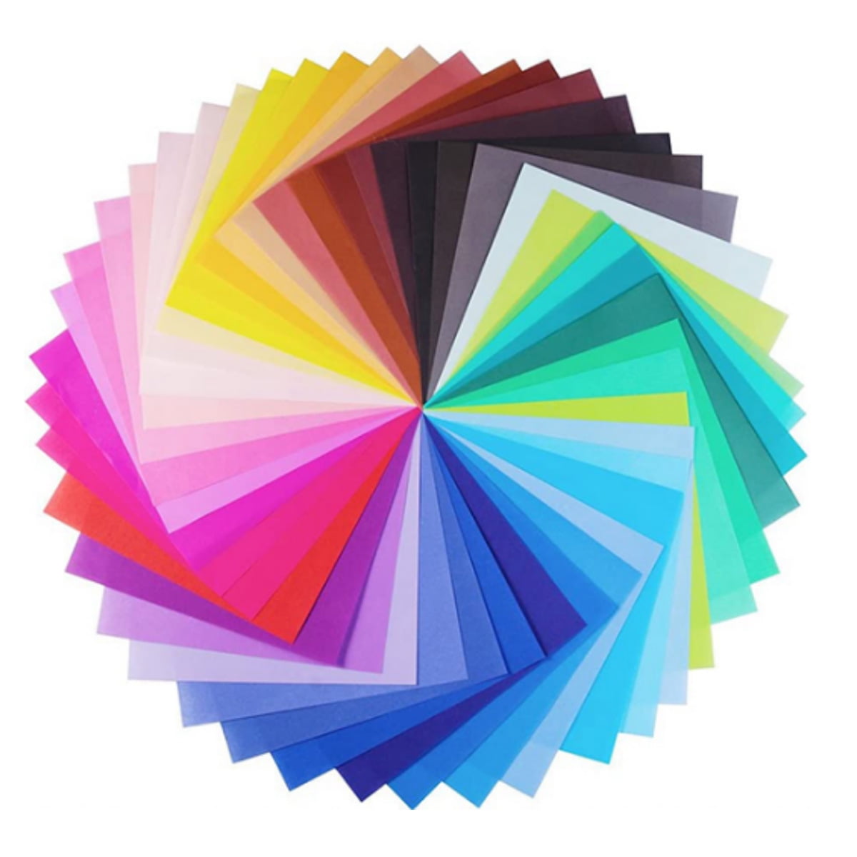 Colorful Paper Crafts, Thick And Durable Pure Wood Pulp Sheets For Easy ...