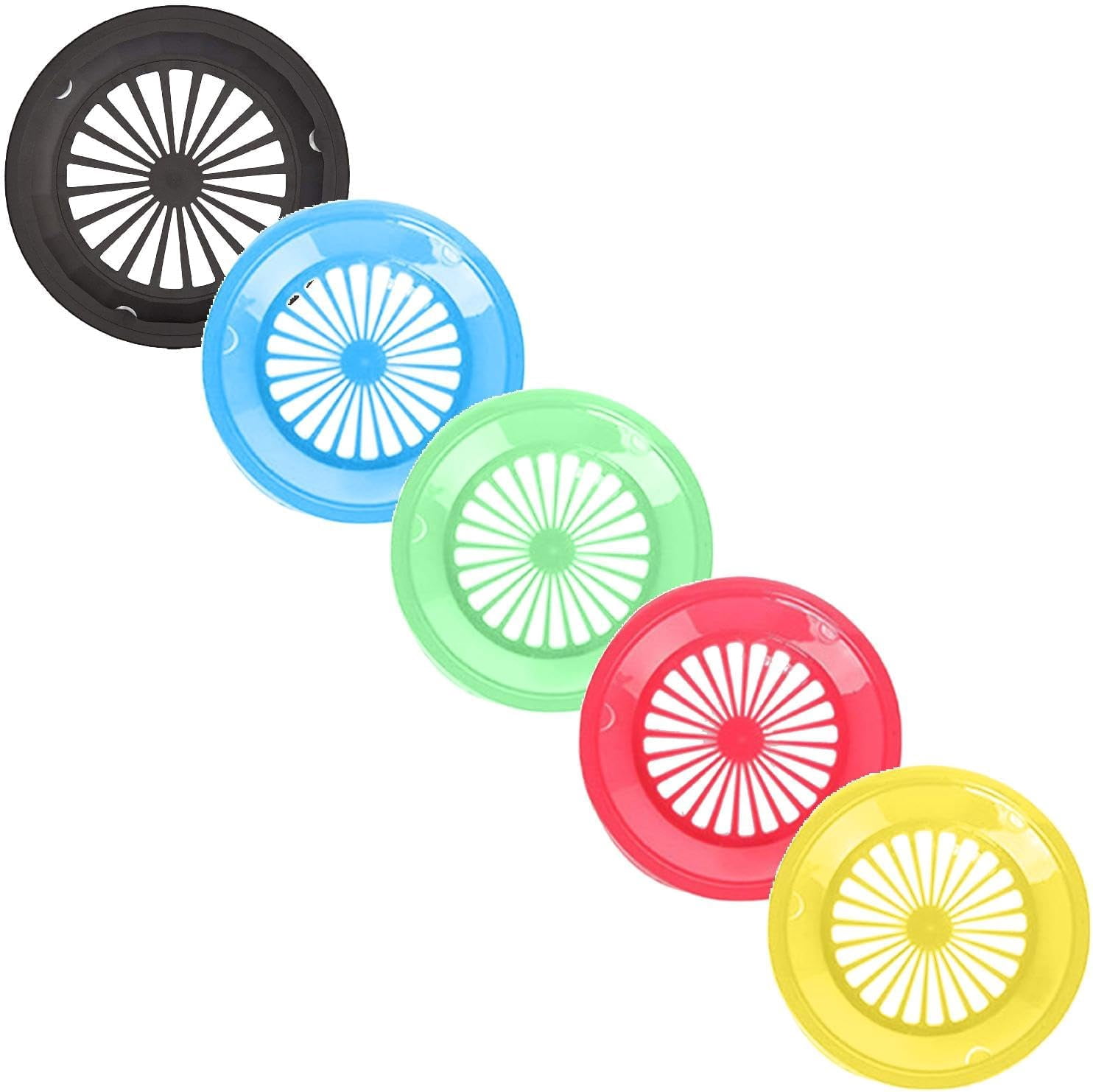 Colorful Paper Plate Holders, 15 Packs with Snap-in Grooves, 10 Inch ...