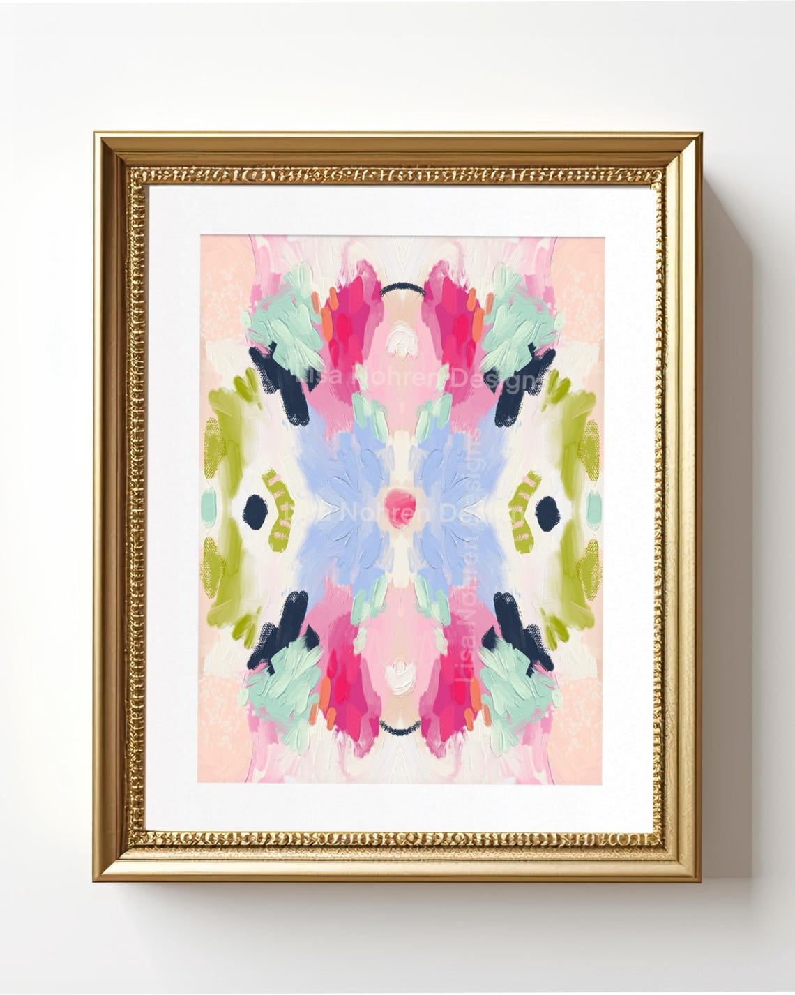 Colorful Pastel Abstract: Wall Art Painting - Instant Wall Art, Modern ...