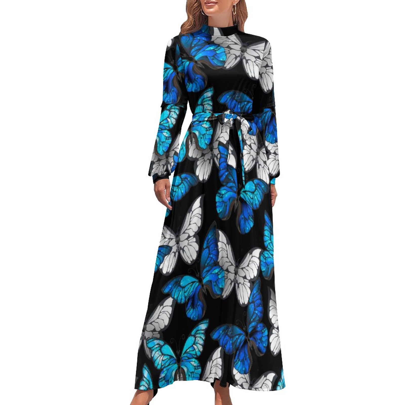 Colorful Pastel Butterfly Dress High Waist Stylish Animal Bohemia ...