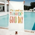 Colorful Pattern Beach Towel - Fun & Playful Design for Pool Bath and ...