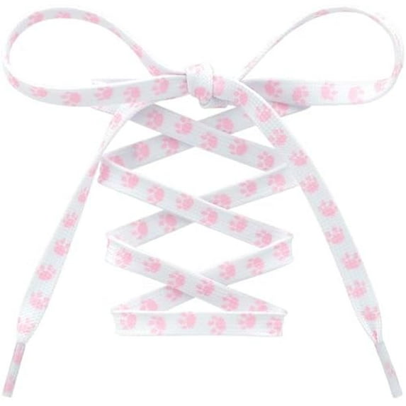 Colorful Pattern Shoe Laces: 2 Pair Flat Print Shoelaces for Sneakers ...