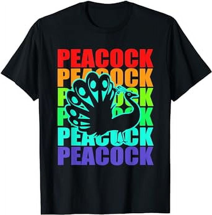 Colorful Peacock Peacock T Shirt