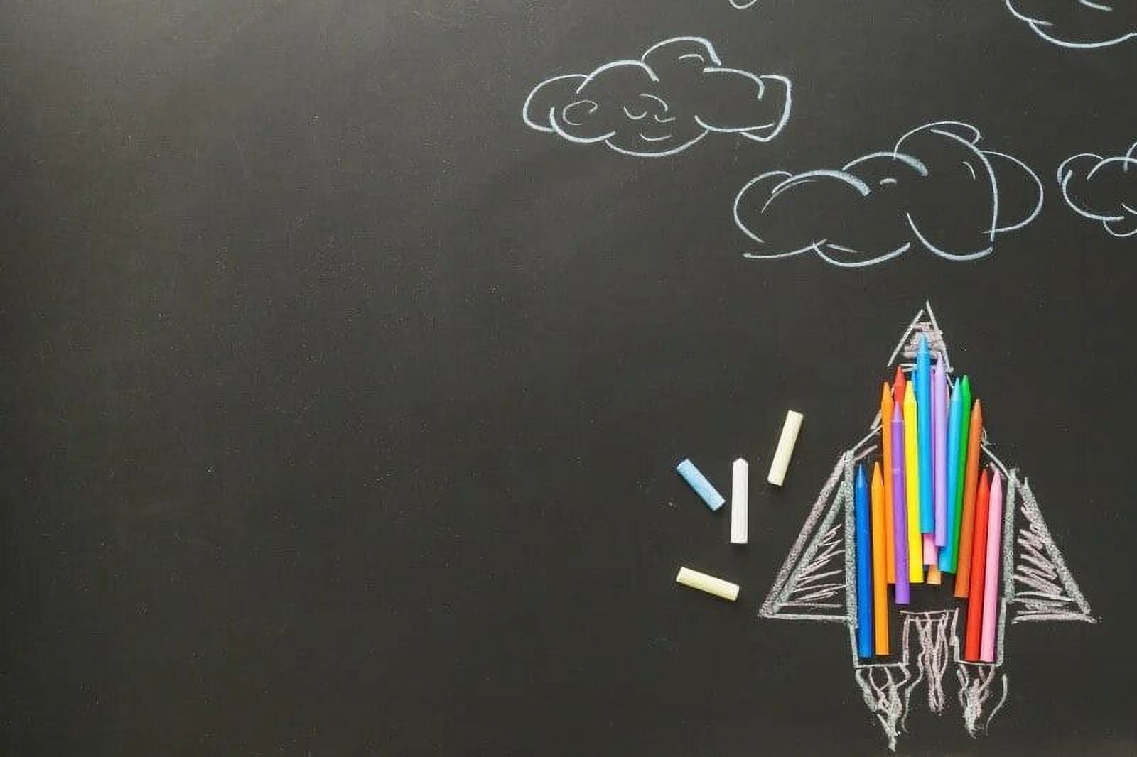 Colorful Pencil Blackboard Paper Airplane Baby Room Decor Birthday ...