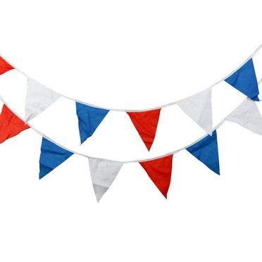 Ludlz Colorful Flag Pennants Multicolor Rainbow Pennant Banner Nylon ...