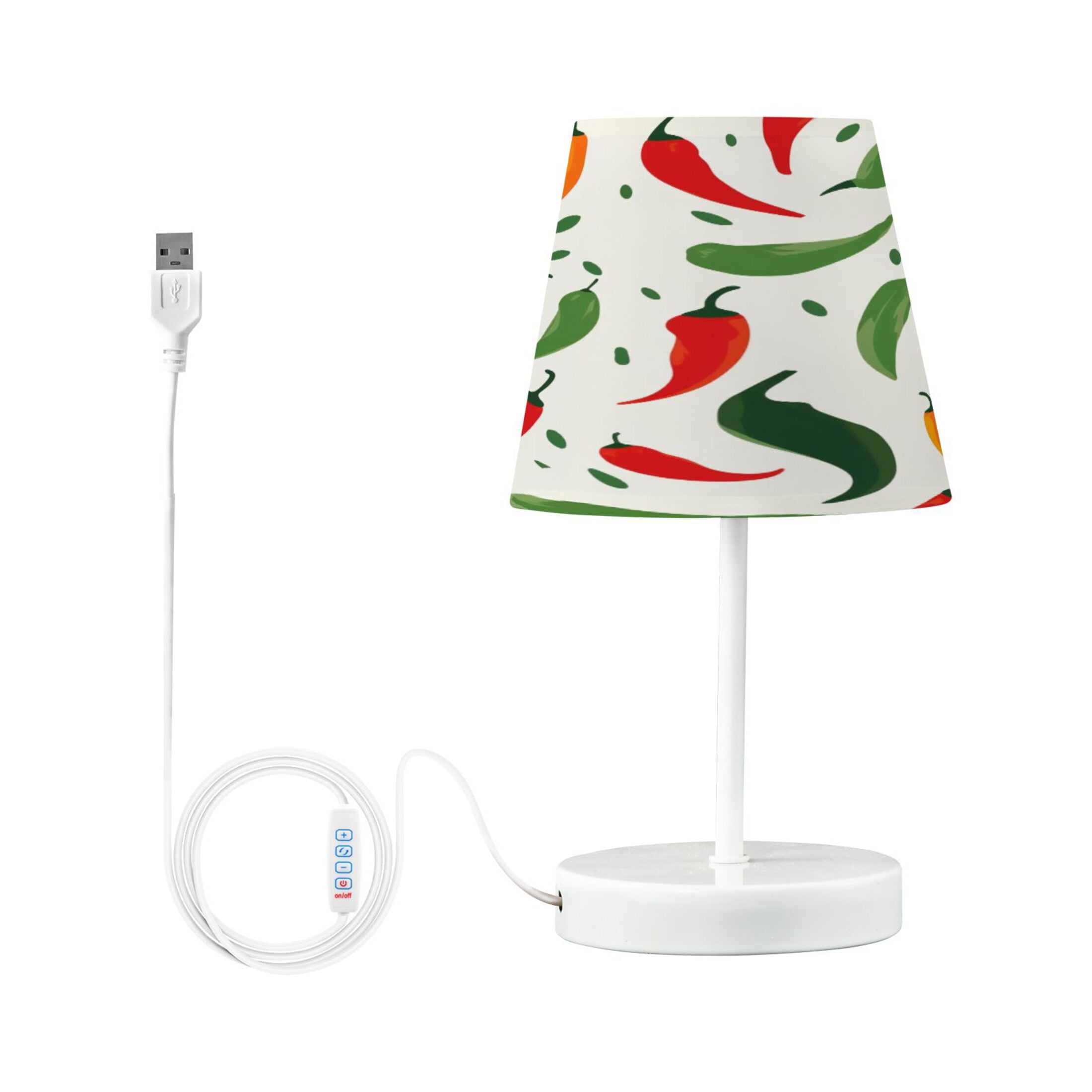 Colorful Pepper Desk Lamp LED Table Nightstand Lamps with 3 Color ...