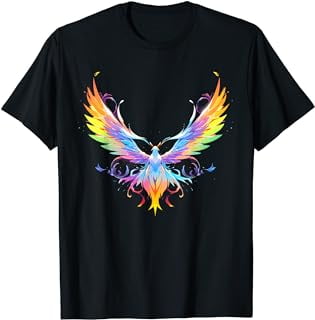 Colorful Phoenix Fire Fenix - Symbol of Rebirth and Strength T-Shirt ...