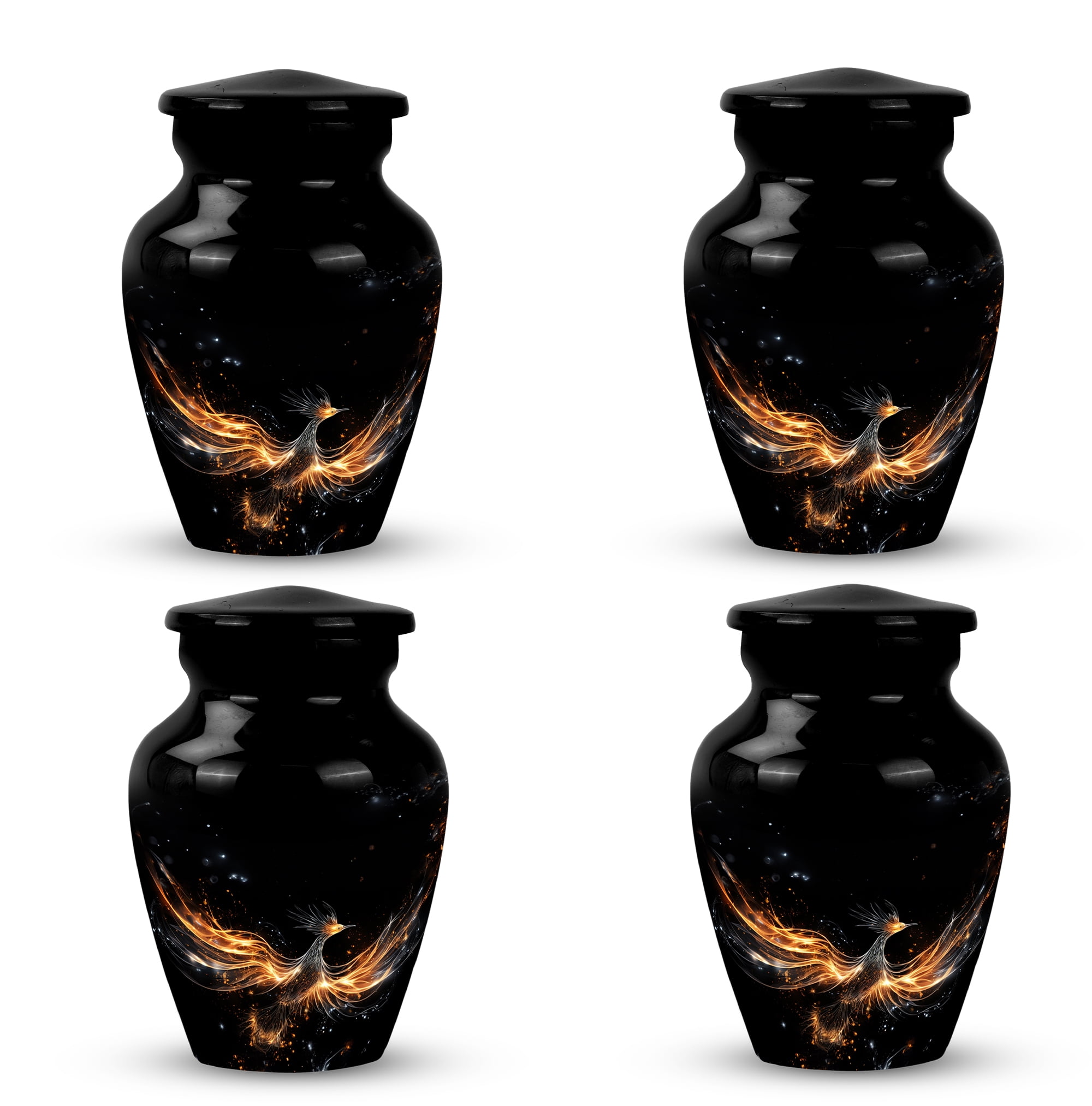 Colorful Phoenix Wings Urns For Human Ashes - Little Cremation ...