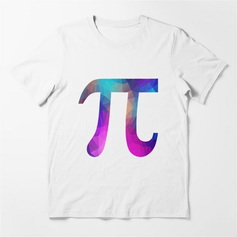 Colorful Pi T: Funny Math Gift for Pi Day. Geeky Symbol Design Unisex ...