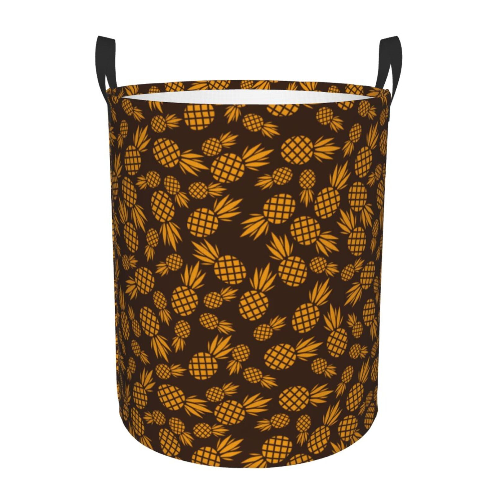 Colorful Pineapple a Laundry Basket, Laundry Hamper Waterproof Laundry ...