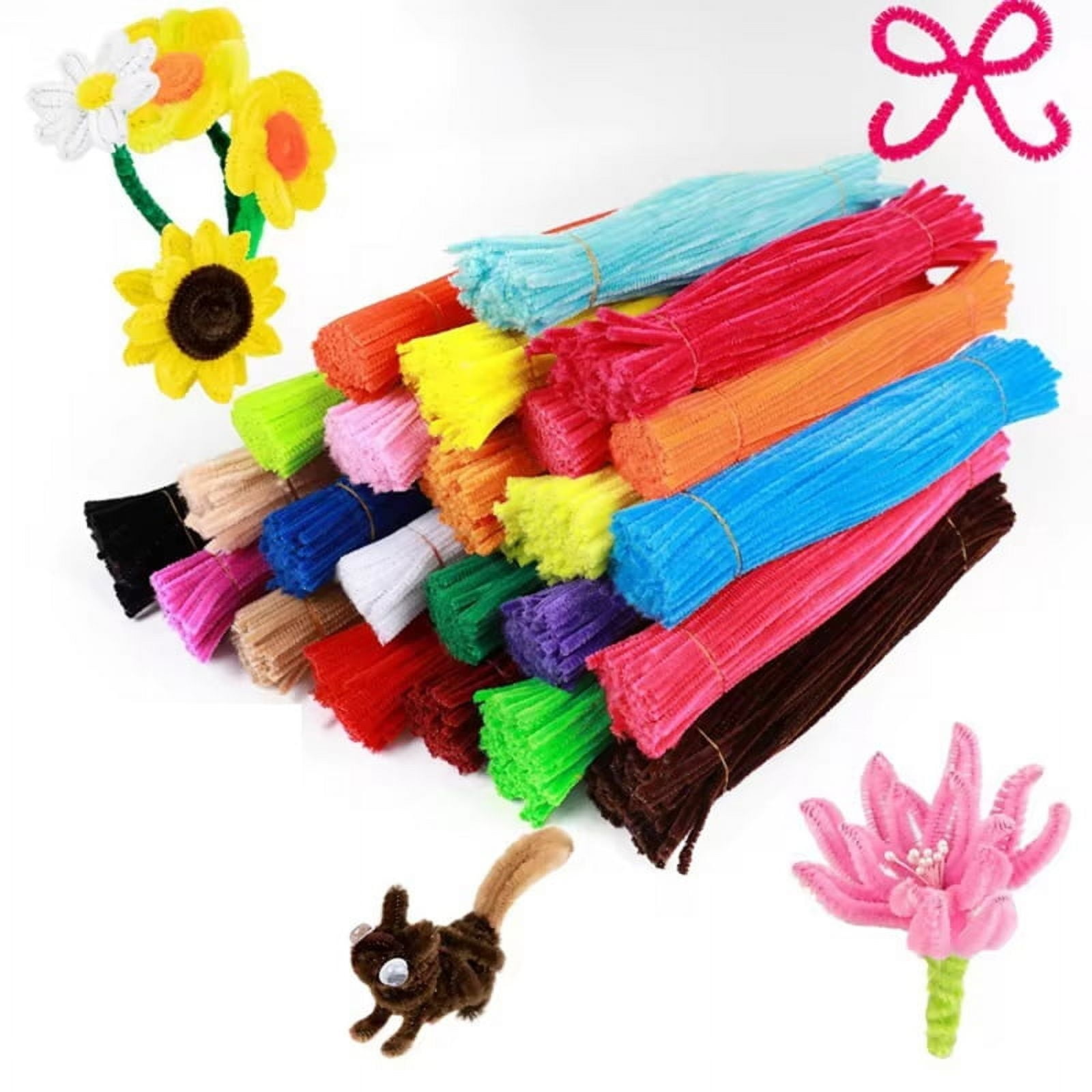 Colorful Pipeline Cleaner Toy Handmade DIY Twist Stick Educational ...