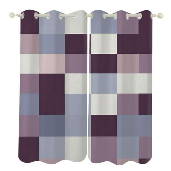 Colorful Pixel Art Design Sunshade Curtains Home Bedroom Living Room ...