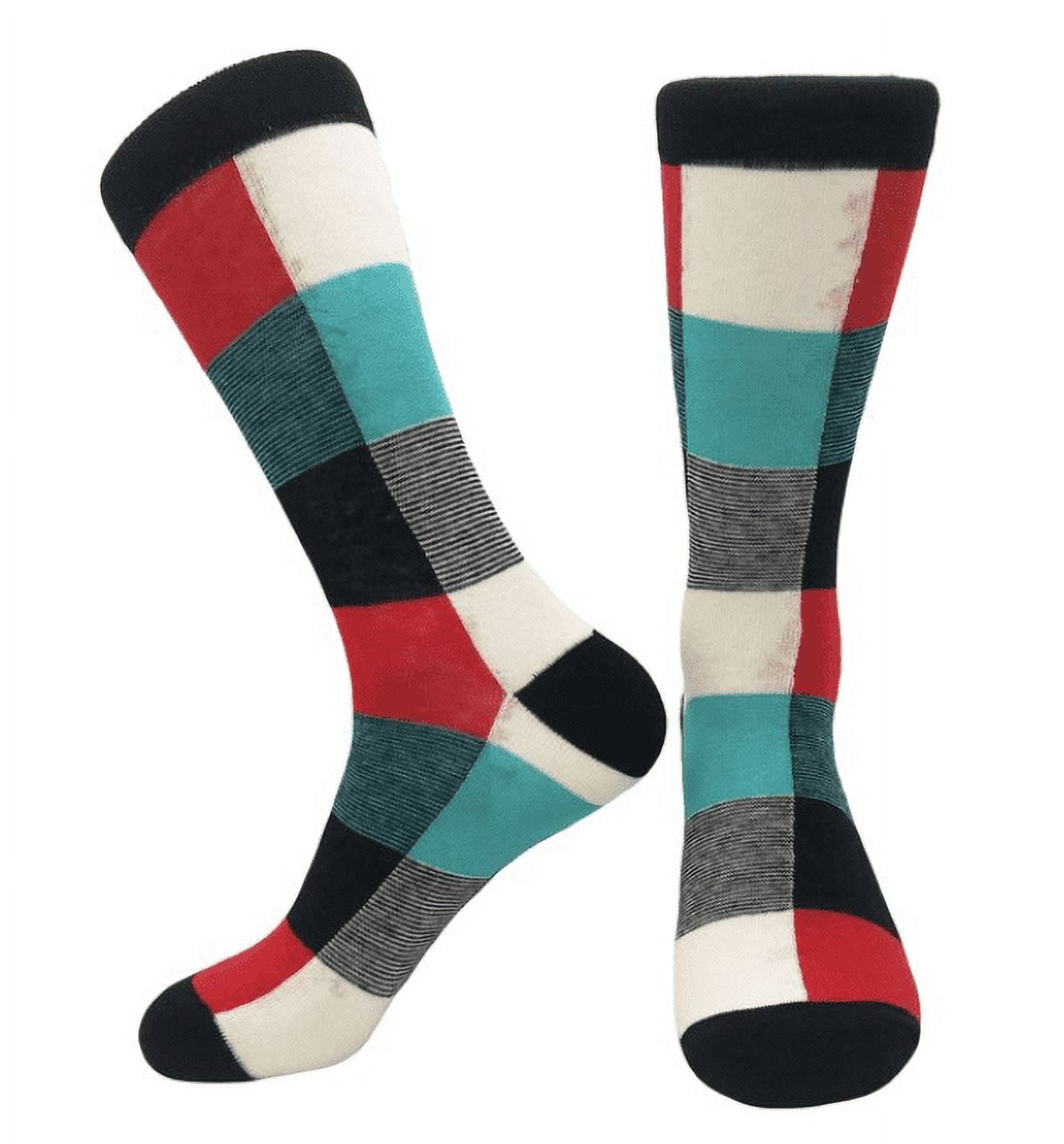 Colorful Plaid Patterned Socks from the Sock Panda (Adult Large - Men's ...