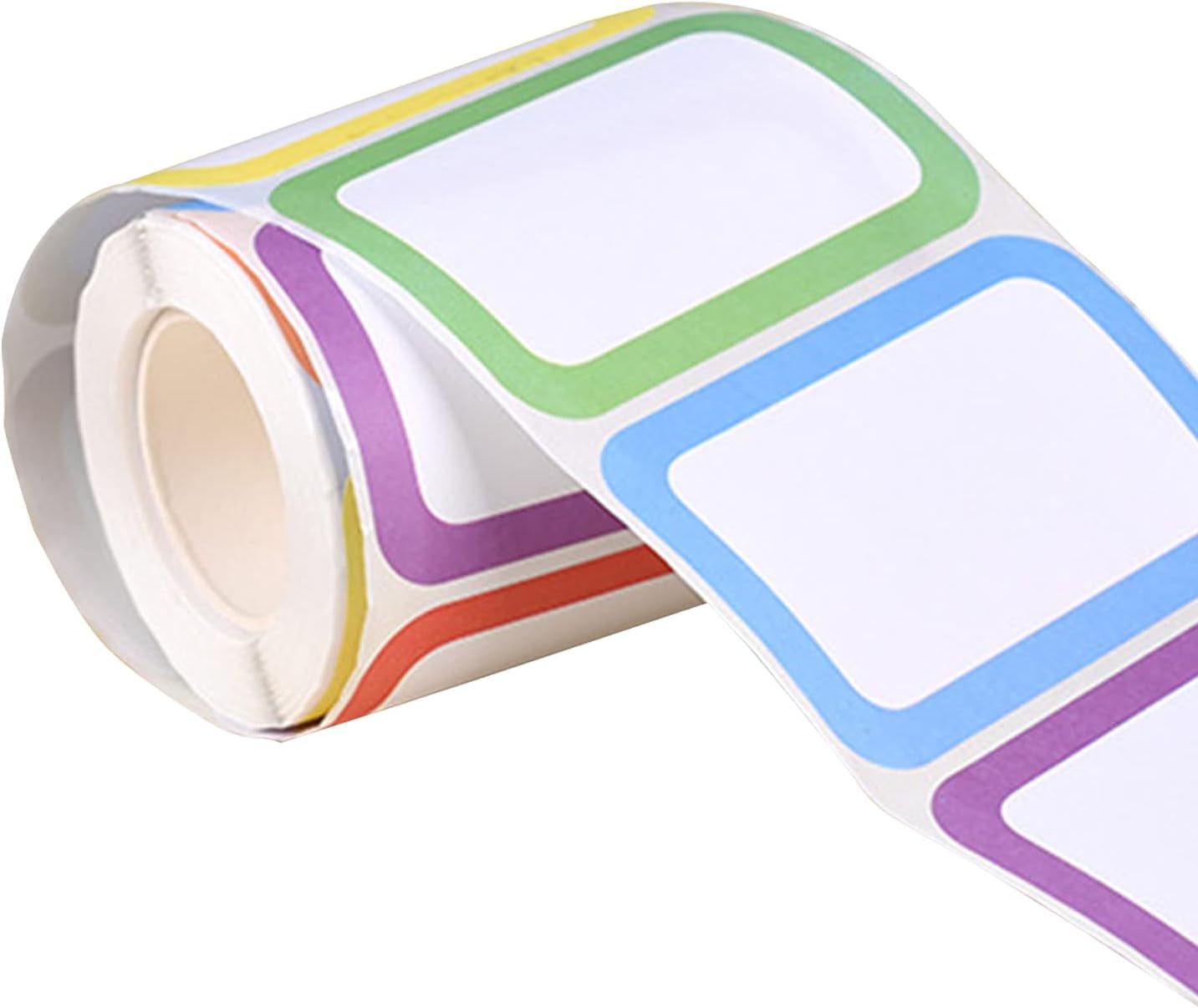 Colorful Plain Name Tag Labels-250 Stickers, Name Labels, Office ...