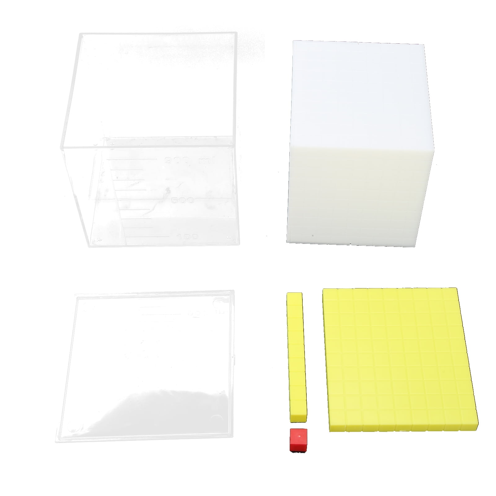 Colorful Plastic Geometry Counting Blocks, Math Teaching Instrument ...