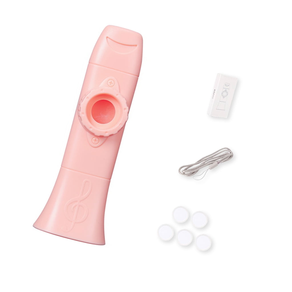 Colorful Plastic Kazoo For Children and Adults Includes 5 Spare ...