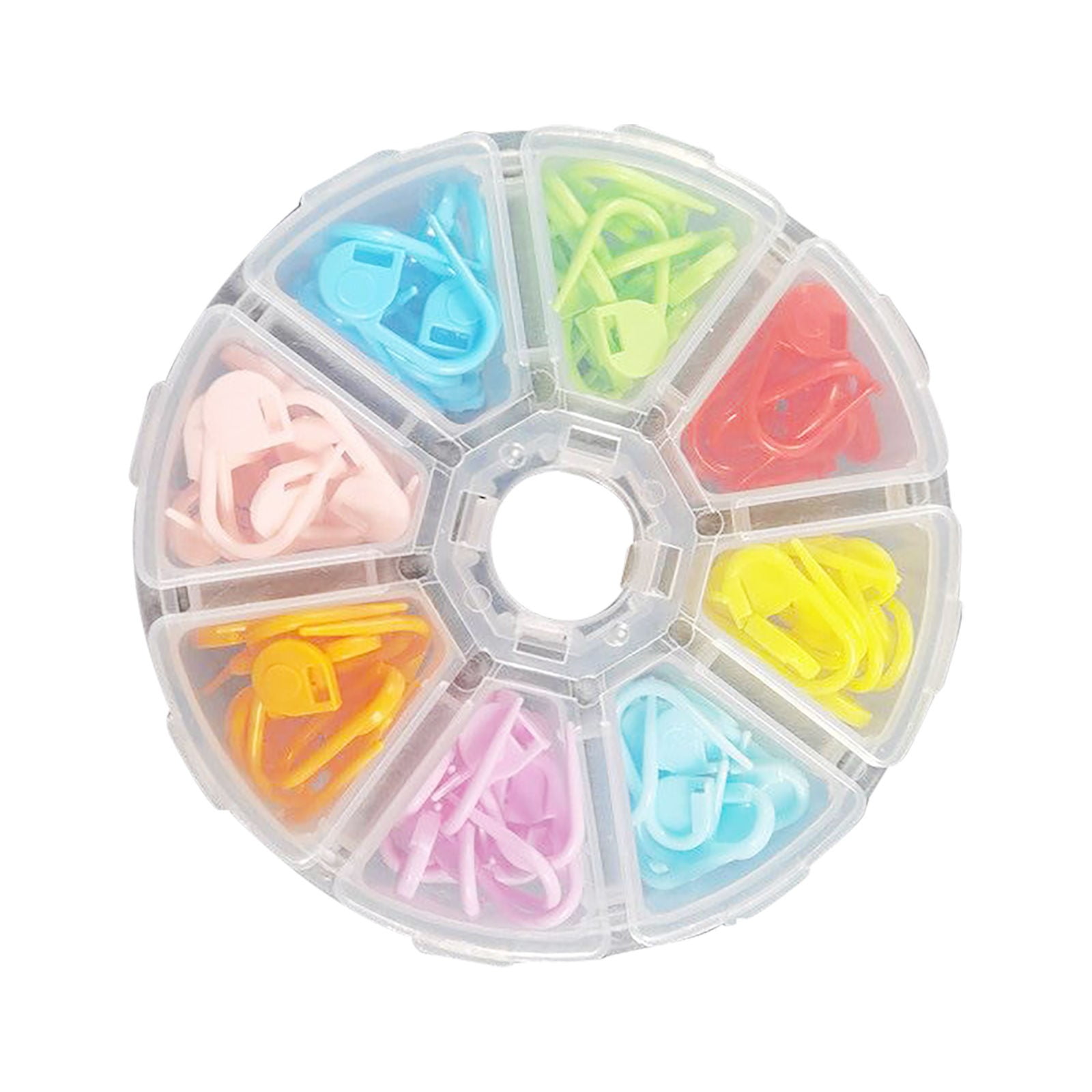 Colorful Plastic Knitting Pins Stitch Markers Pear Shape Safety Pins ...