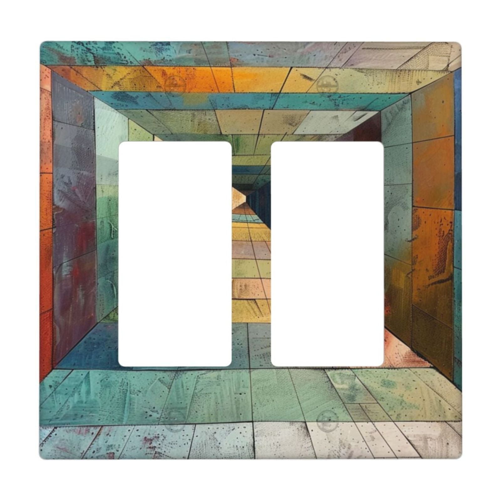 Colorful Plate Disappearing Point Light Switch Cover Decorative Switch ...