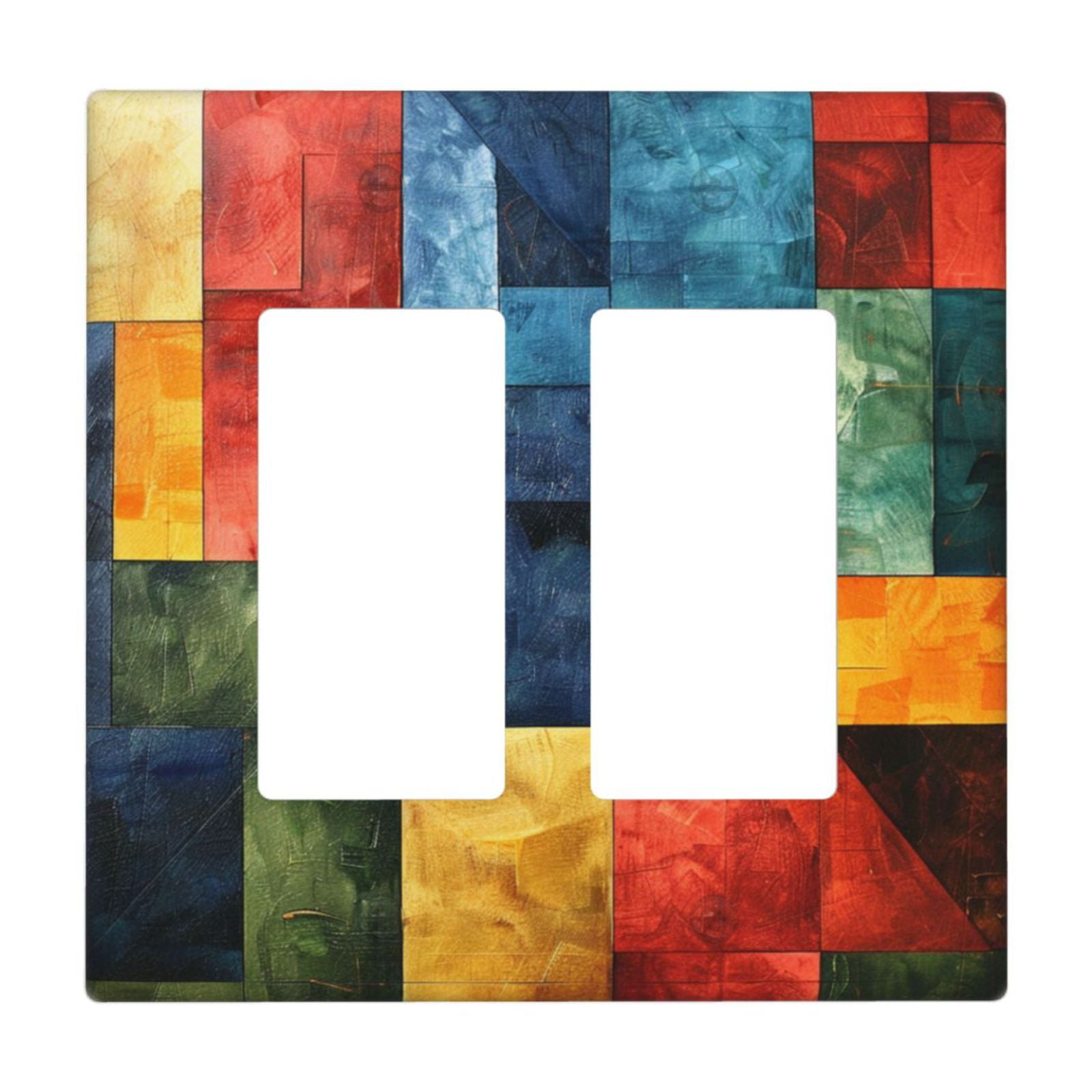Colorful Plate Square Light Switch Cover Decorative Switch Plates and ...