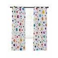 Colorful Polka Dot Blackout Curtains, Light Blocking Print Window ...