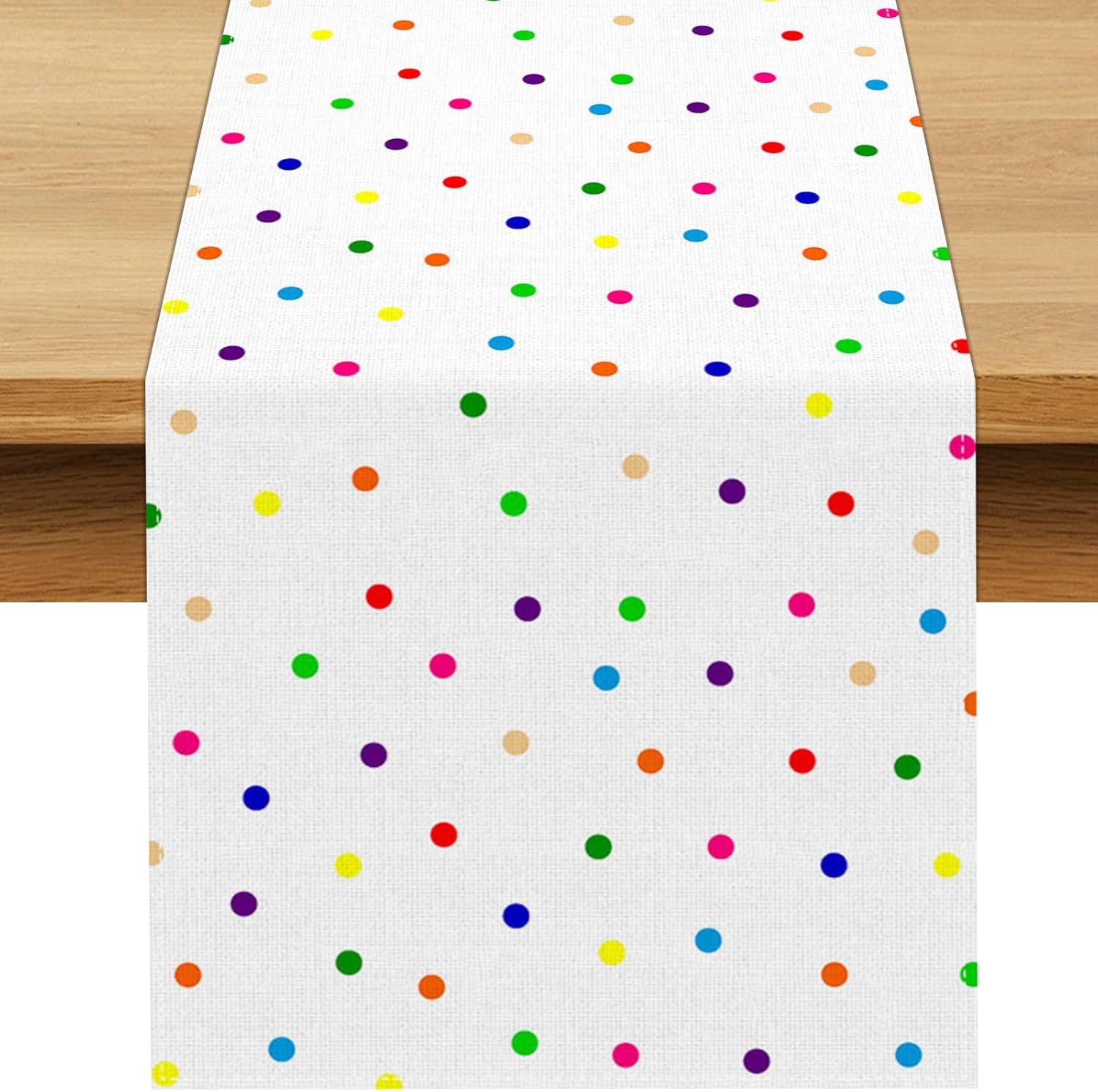 Colorful Polka Dot Party Decoration Conffetti Table Runner Sprinkle ...