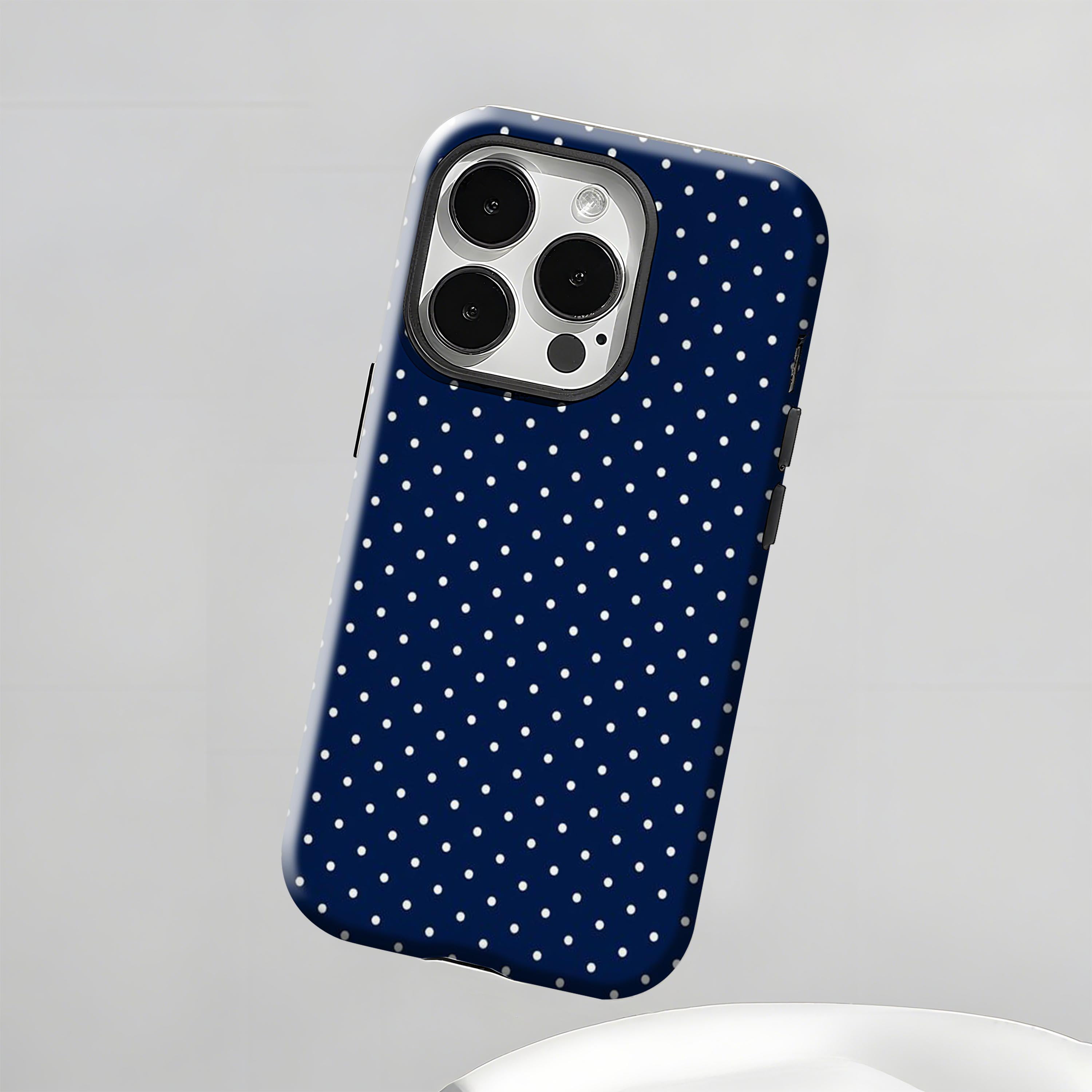 Colorful Polka Dot Retro Modern Phone Case with iPhone 17 through 11 ...