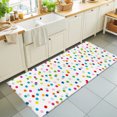 Colorful Polka Dot Seamless Rectangle Area Rug 2x6ft,Living Room Rug ...