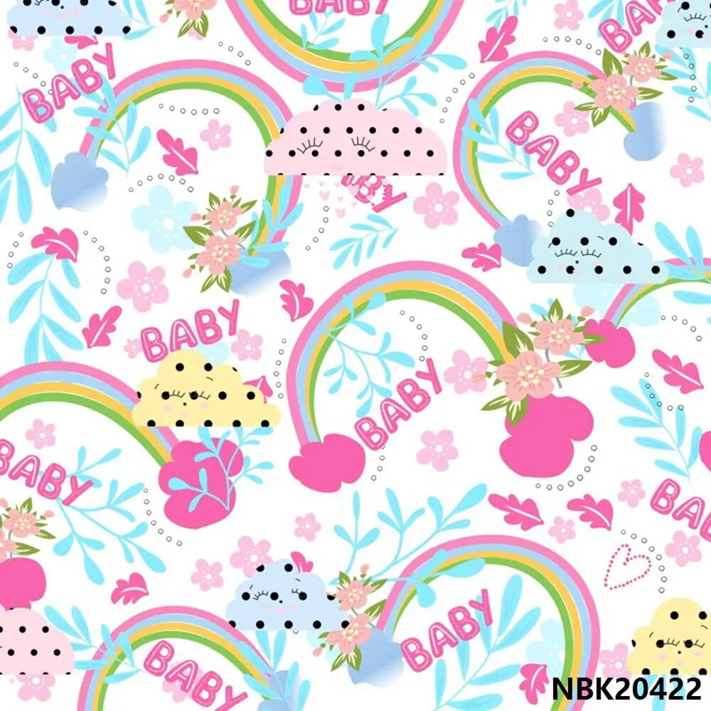 Colorful Polka Dots Child Portrait Photo Backgrounds Baby Shower ...