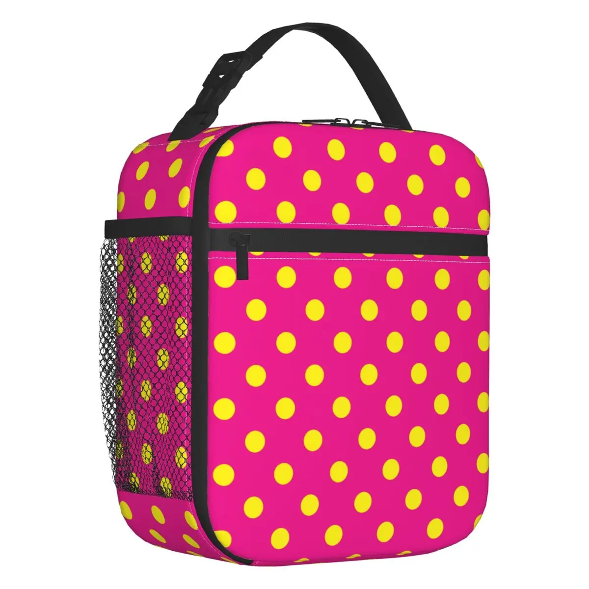Colorful Polka Dots Portable Lunch Box for Women Multifunction Thermal ...