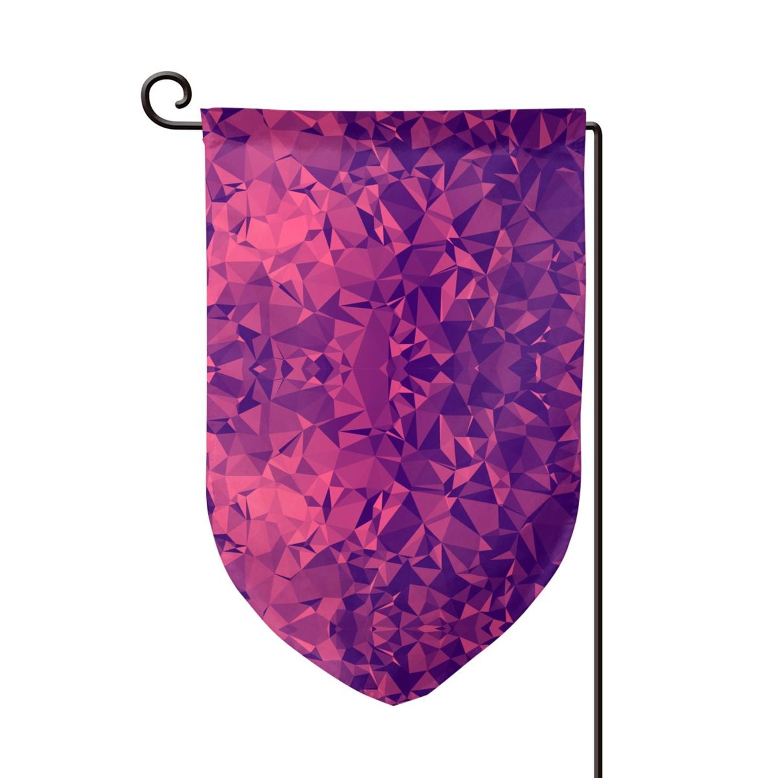 Colorful Polygon Frequency Polygon Garden Flag Double Sided Flags with ...