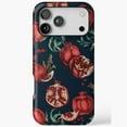 Colorful Pomegranate Fruit Art Phone Case Compatible iPhone 17 through ...