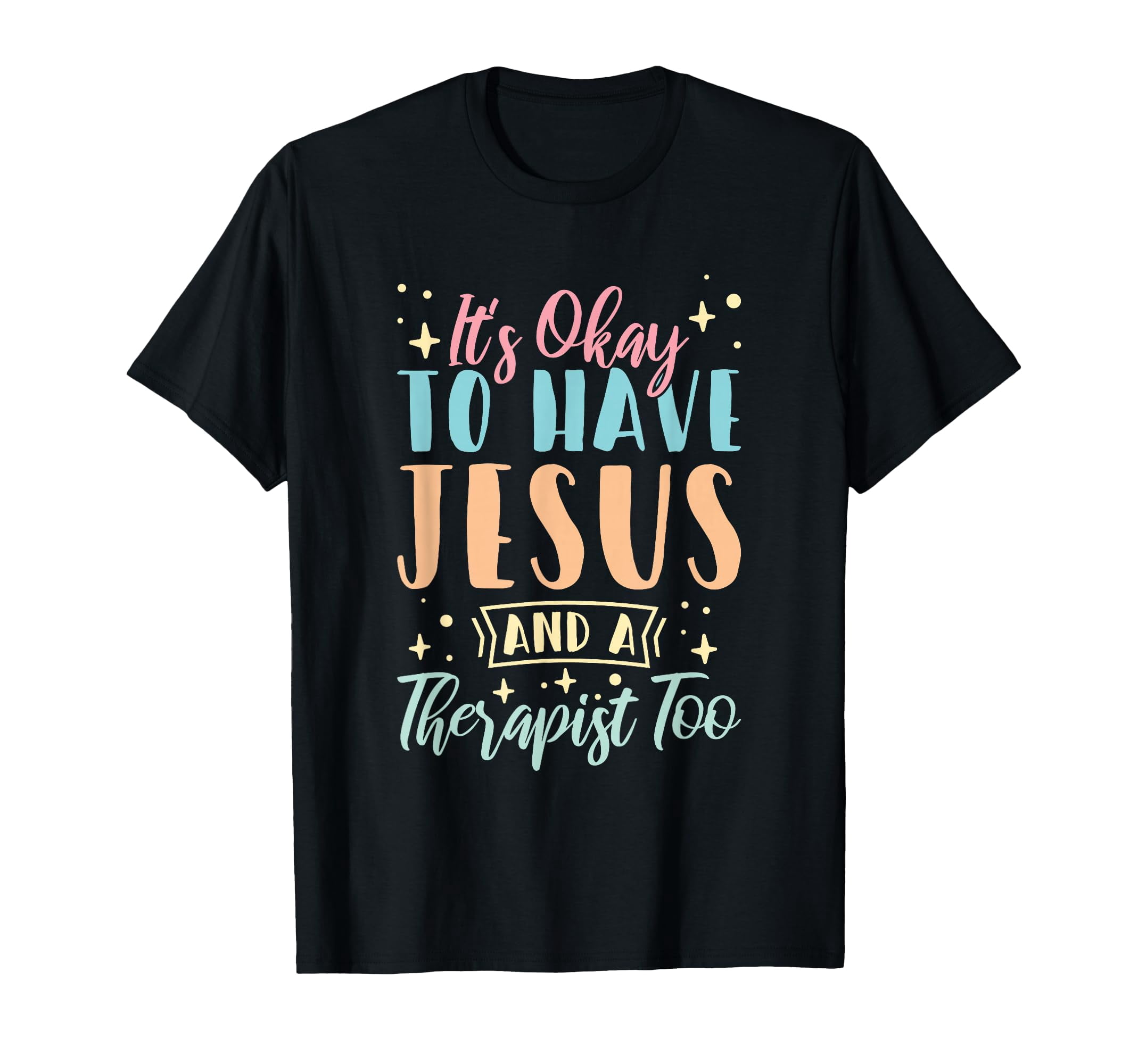 Colorful Positive Message Mental Health T-Shirt - It's Okay To Have ...