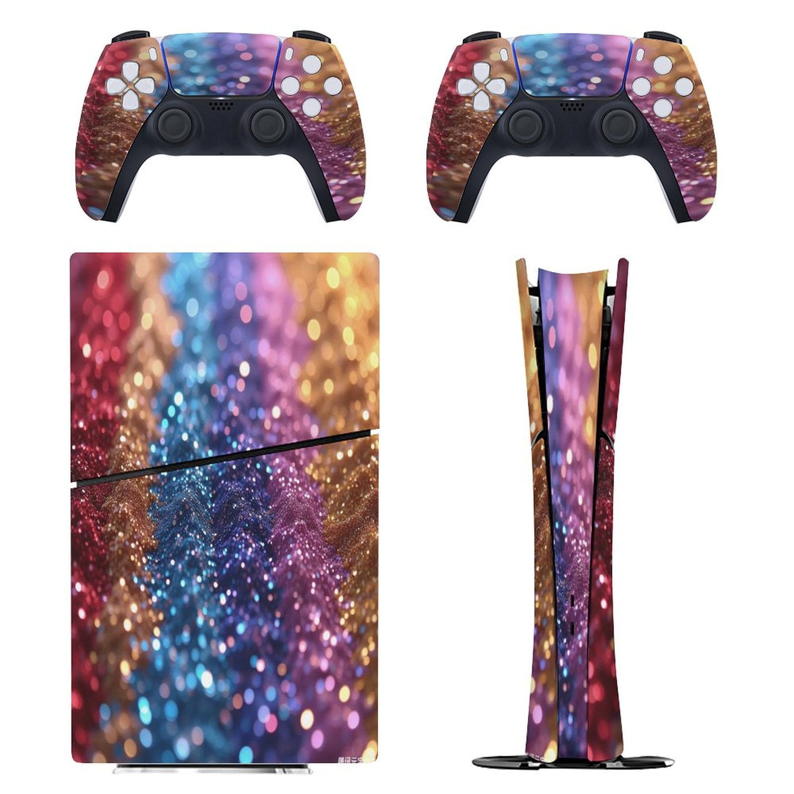 Colorful Powder PS5/PS5 Slim Digital Disc Skin Sticker For Console And ...
