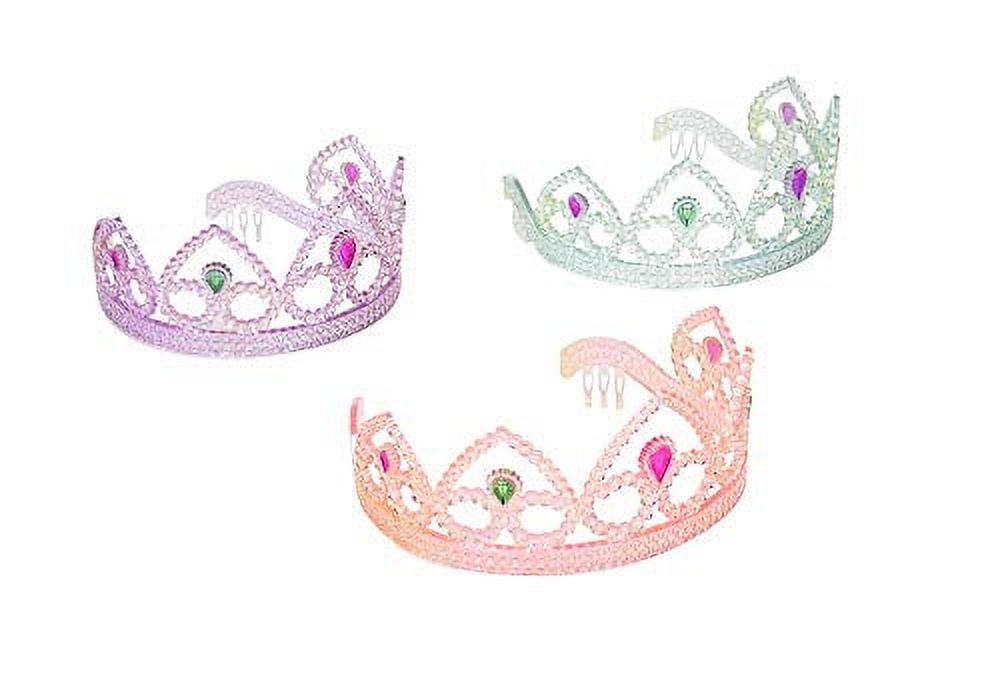 Colorful Princess Party Tiaras - 24 per unit, Assorted Colors by ...