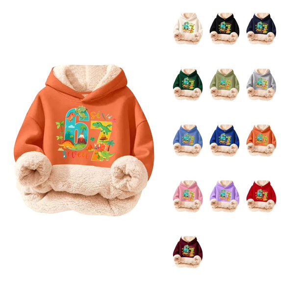 Colorful Printed Kids Hoodie Sweatshirt, Youth Hooded Sweatshirt with ...