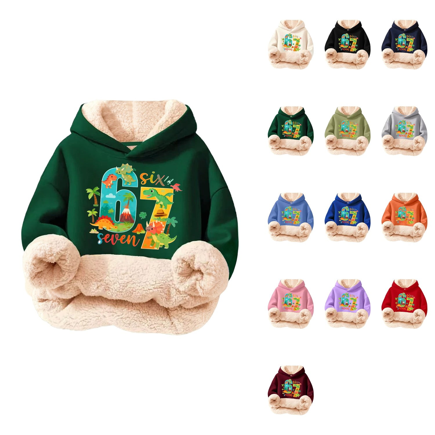 Colorful Printed Kids Hoodie Sweatshirt, Youth Fleece Hooded Sweatshirt ...
