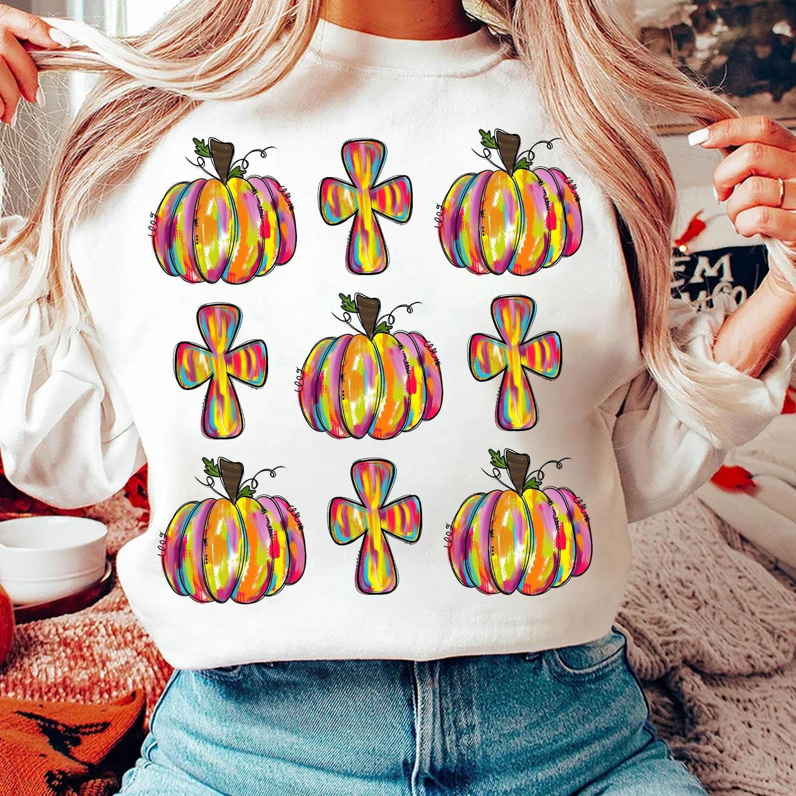 Colorful Pumpkin Png, Thanksgiving Png, Thankful Png, Fall Pumpkin Png ...