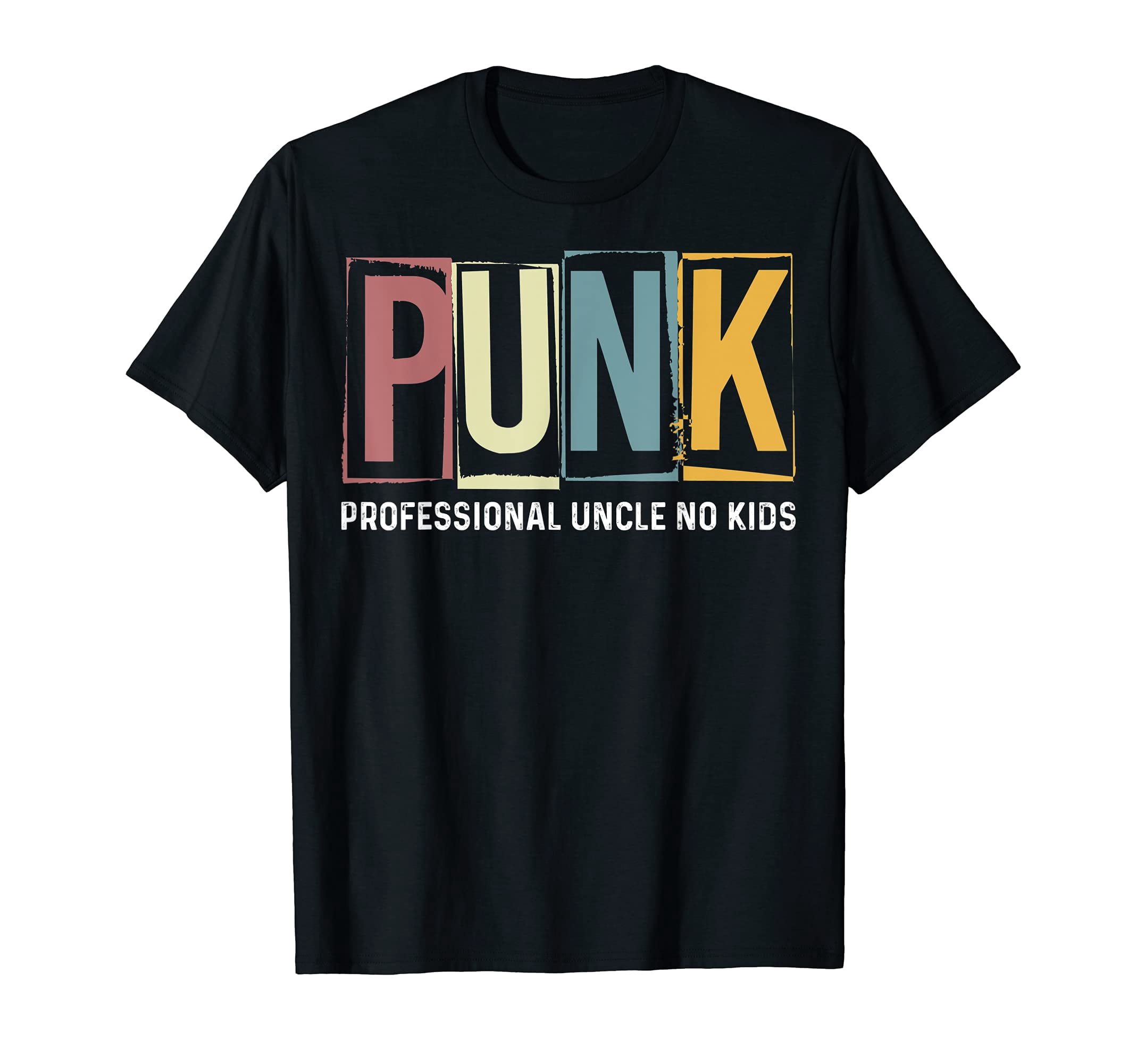 Colorful Punk Rock T-Shirt for Professional Uncles - Unique and Stylish ...