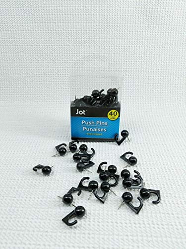 Colorful Push Pin Wall Hook 40 counts Assorted Colors - Walmart.com