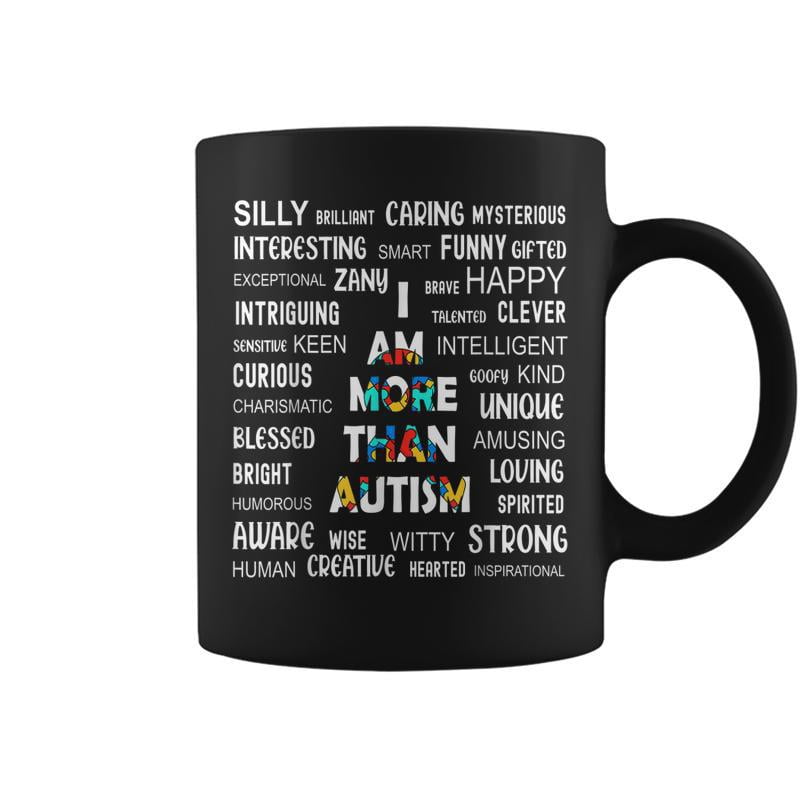 Colorful Puzzle Piece Ribbon I Am More Than Autism Awareness - Walmart.com