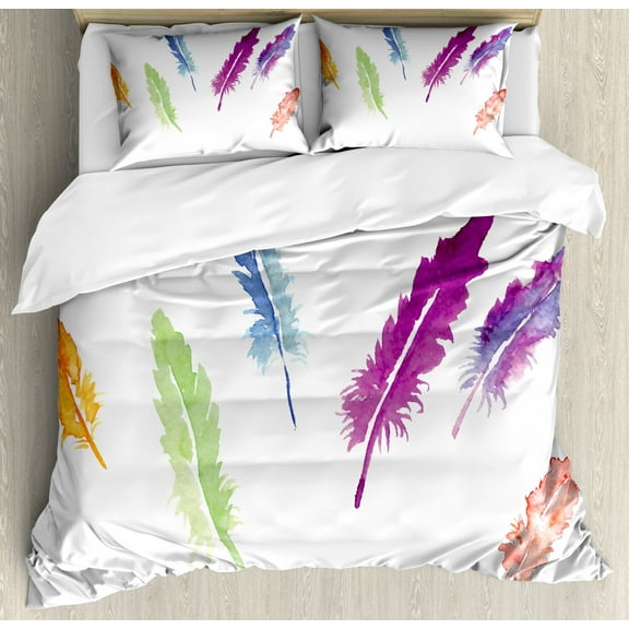 African King Size Duvet Cover Set, Profile of African Beauty Totem ...