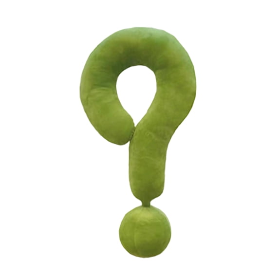 Colorful Question Shape Plushes Pillows Soft Stuffeds Backrest Toy for ...