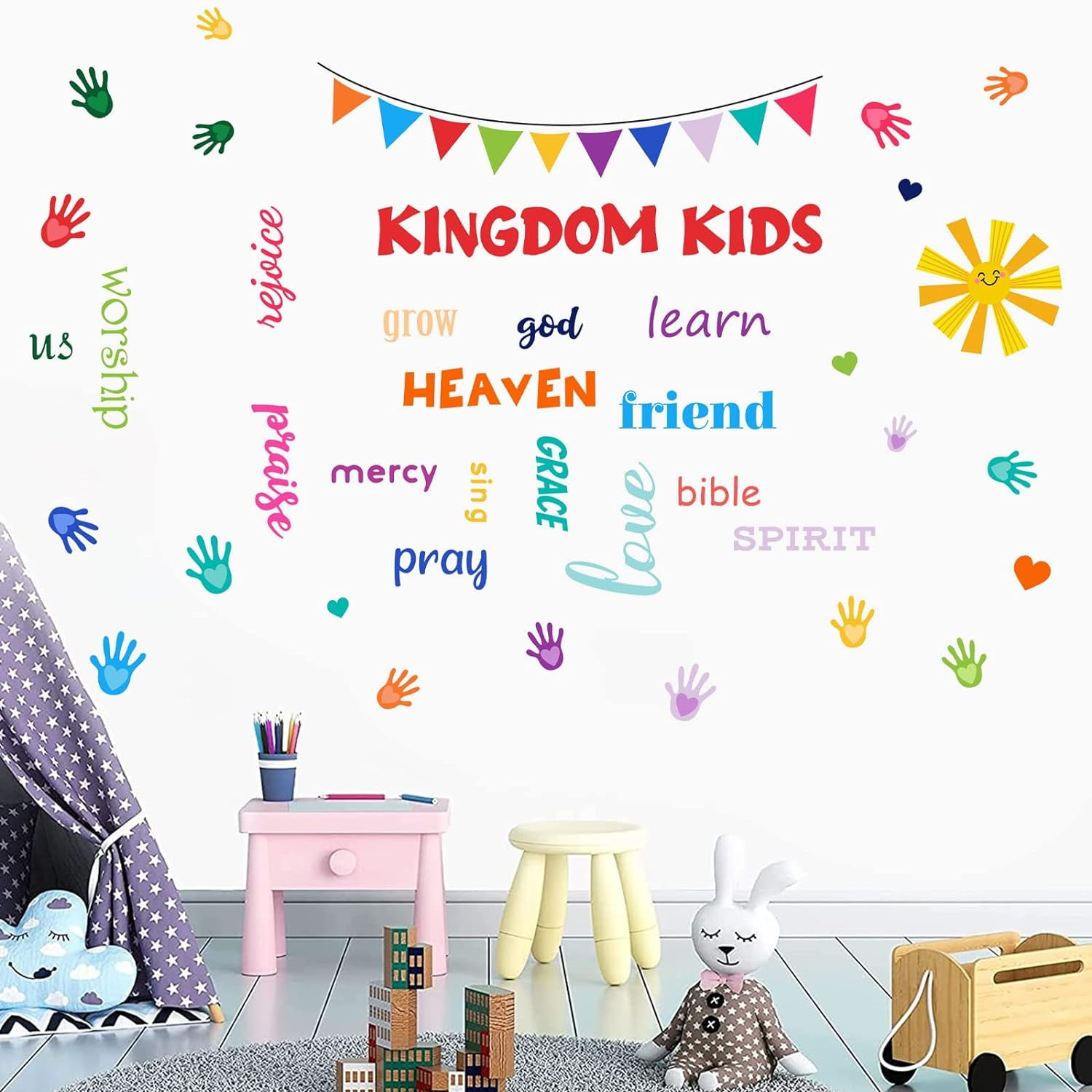 Colorful Quotes Wall Stickers Peel and Stick Wall Decals Removable ...