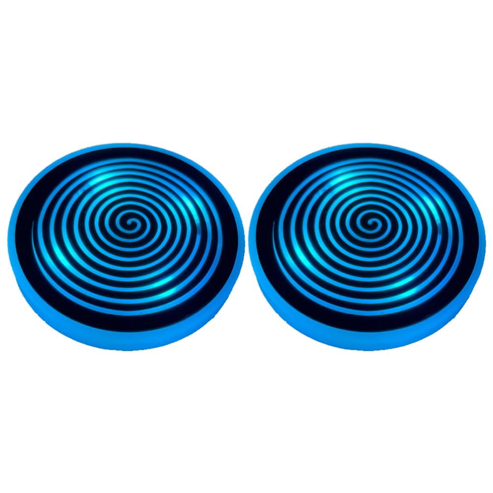 Colorful RGB LED Car Cup Holder & Drink Coasters For Interior P1H4 2025 ...