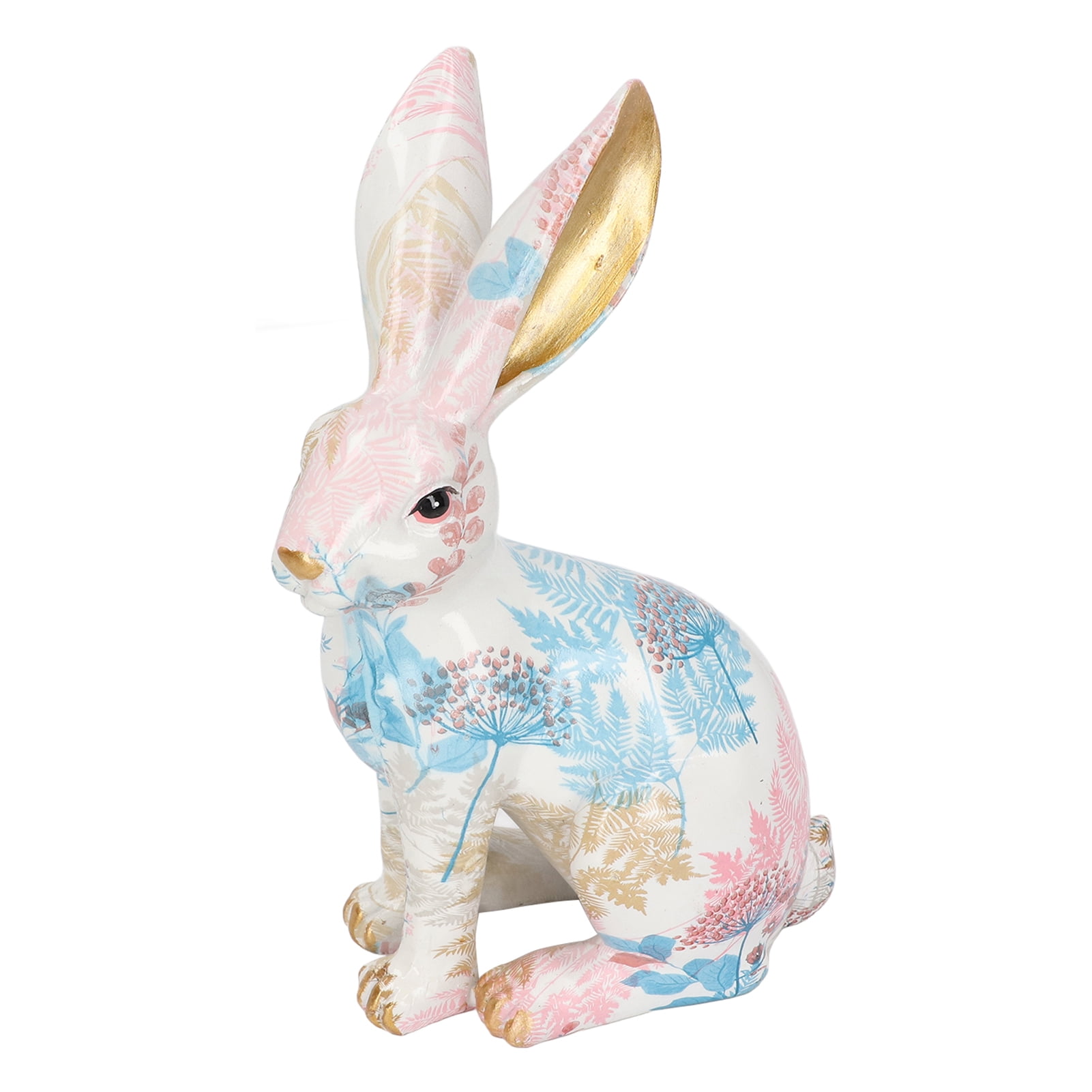 Colorful Rabbit Statue European Style Hand Crafted Rabbit Figure ...