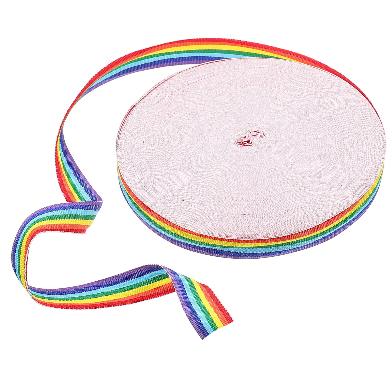 Colorful Rainbow Ribbon Pride Flag Fabric Ribbons Garland Decor Mexican ...