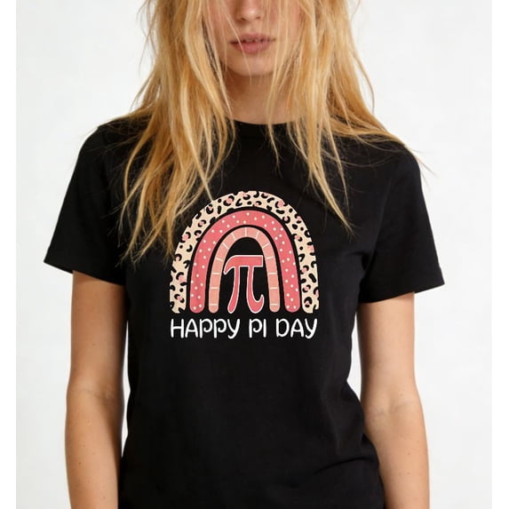 Colorful Rainbow and Pi Symbol Graphic for Math Enthusiasts Happy Pi ...
